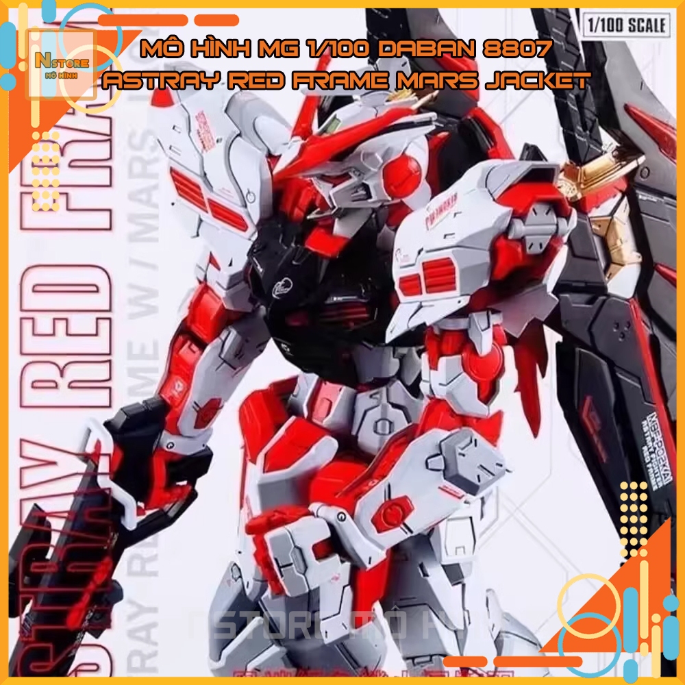 Daban MG Model 1/100 ASTRAY RED FRAME MARS JACKET 8807 Assembly Toys ...