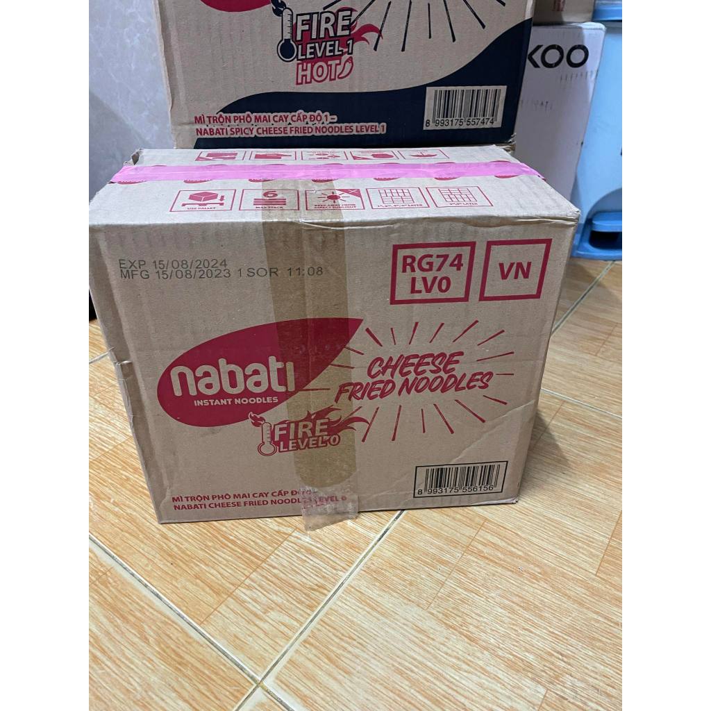Mixed noodles, Nabati cheese soup noodles 30 packs x 74g Year 2023 ...
