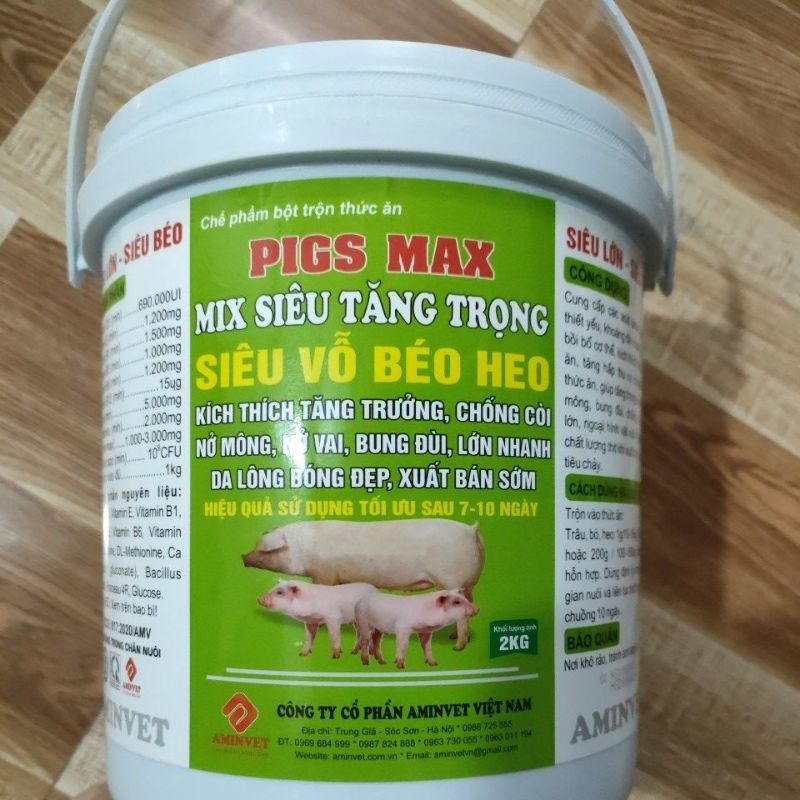 Super fattening pigs in a 2kg bucket in a 200g bucket with concentrated ...