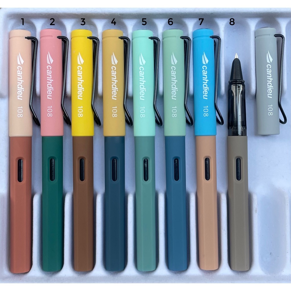 Kite Pen CD 108 (maru stainless nib, clear dark bar) | Shopee Philippines