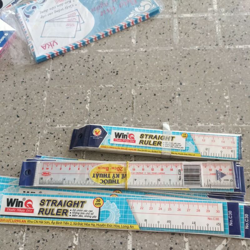 WinQ student plastic ruler length 15/20/30cm | Shopee Philippines