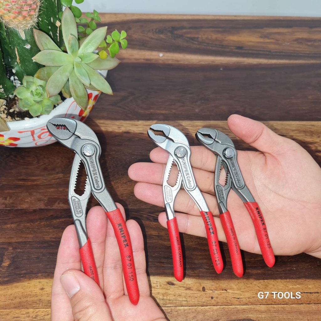 Knipex Cobra Mini Water Pliers 87 01 125 / 87 03 125 Length 125mm Mount ...