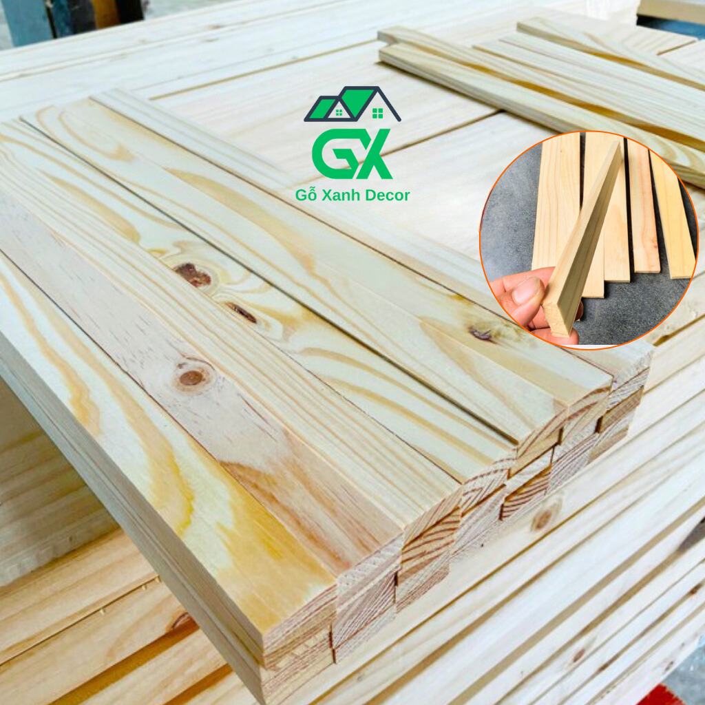 Cheap Pine Wood Slats, Split Pine Wood Bars 1cm x 3cm Thick x 50cm Long Used as Decorative ...