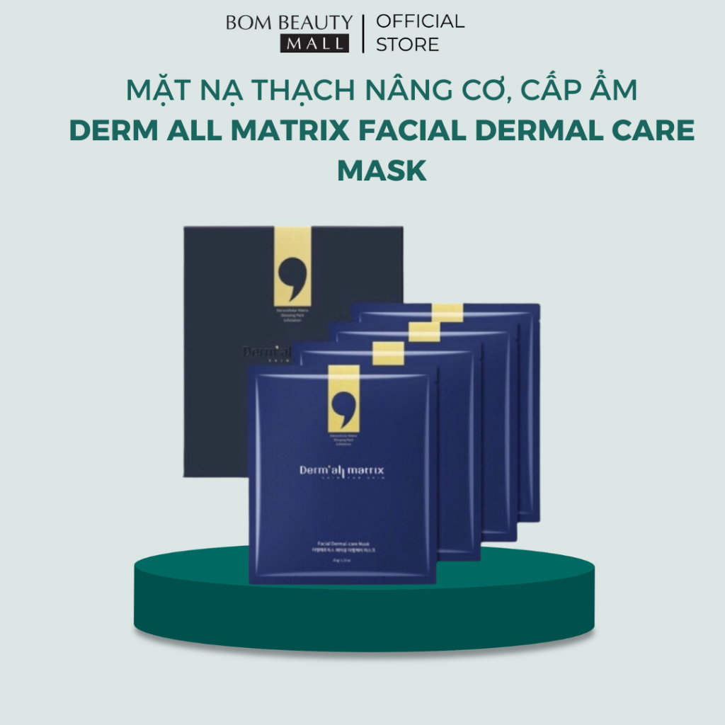 Derm All Matrix Facial Dermal Care Mask (4 Pieces) (October 2026 ...