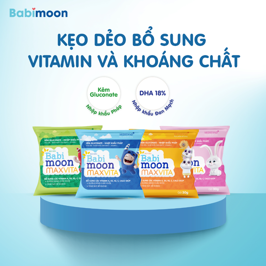 Babimoon Maxvita gummies supplement vitamins and minerals to help ...