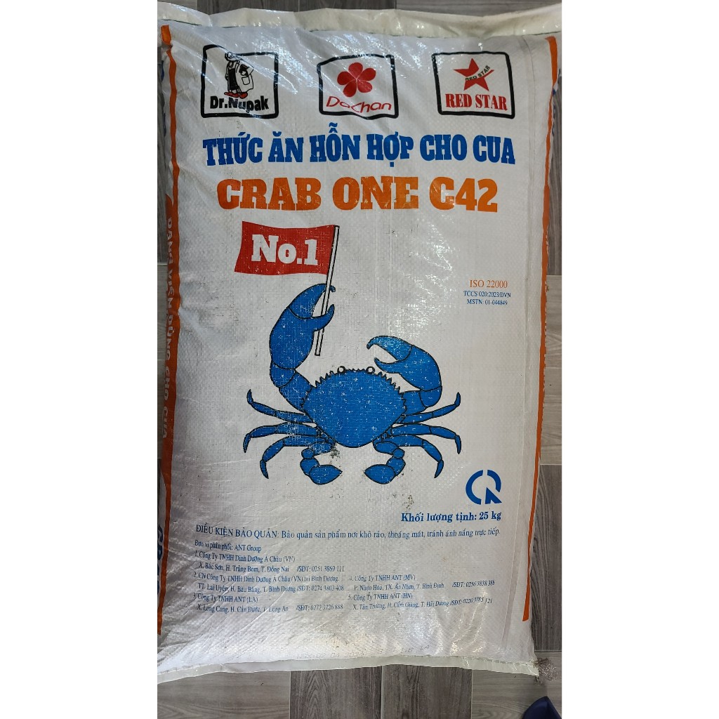 Sea Crab Bran 42 protein, 1kg package of 10mm, 14lii sinking tablets ...