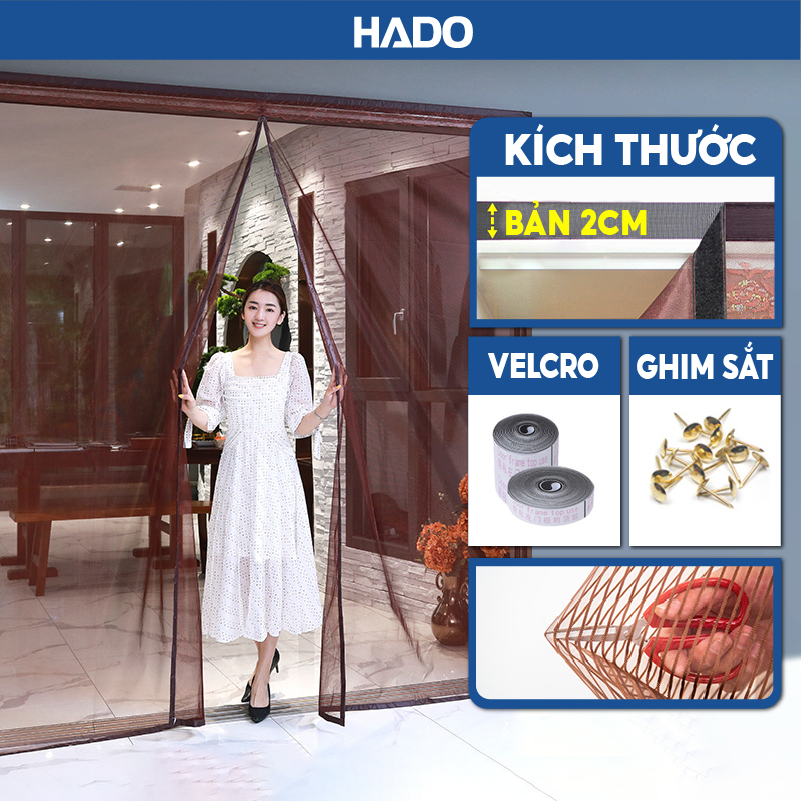 Mosquito Net Door Made Of Fiberglass Insect Net Prevents Dirt With HADO ...