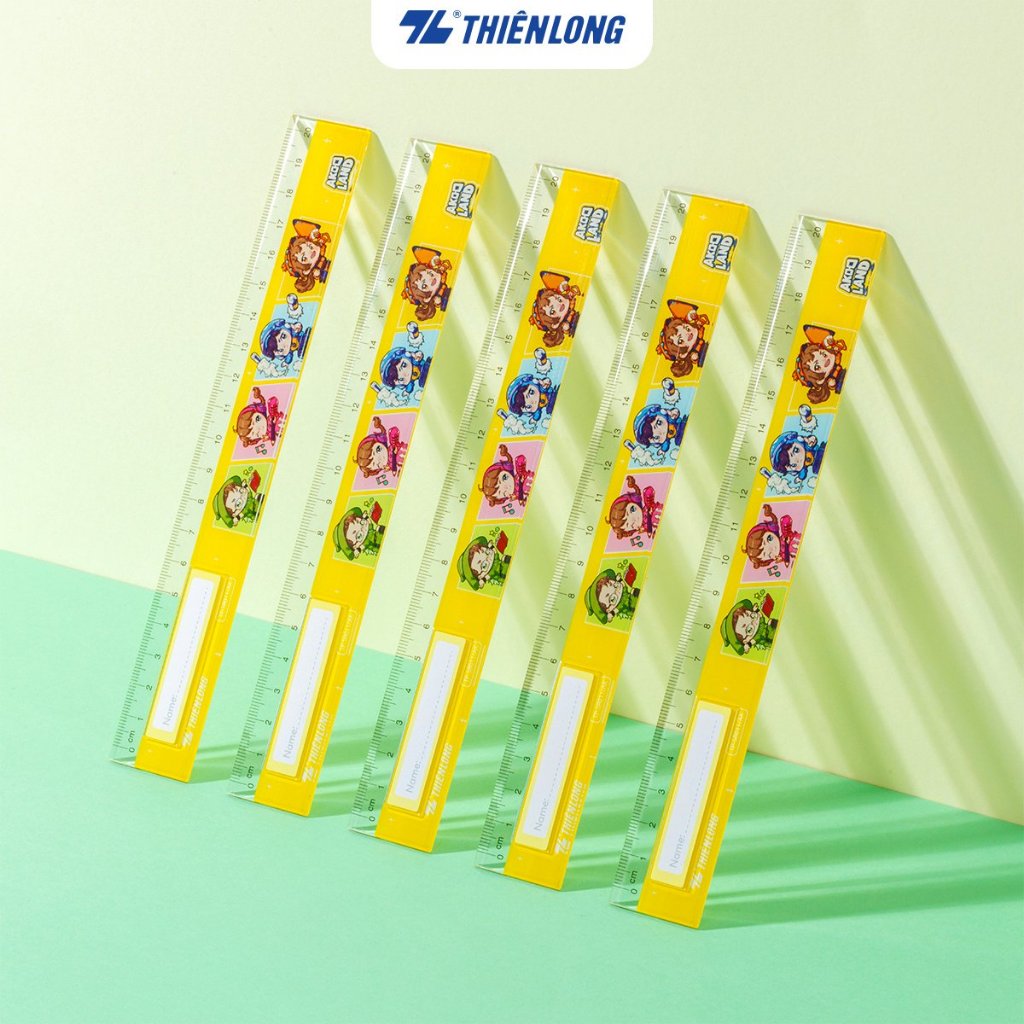 20cm straight ruler Thien Long TP-SR011/AK - Akooland character ...