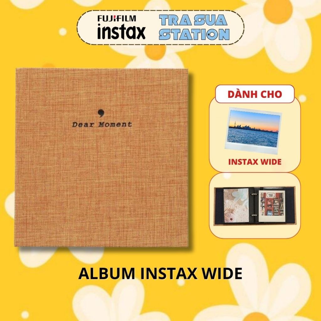 Instax WIDE ALBUM - DEAR MOMENT (50 PHOTOS) | Shopee Philippines