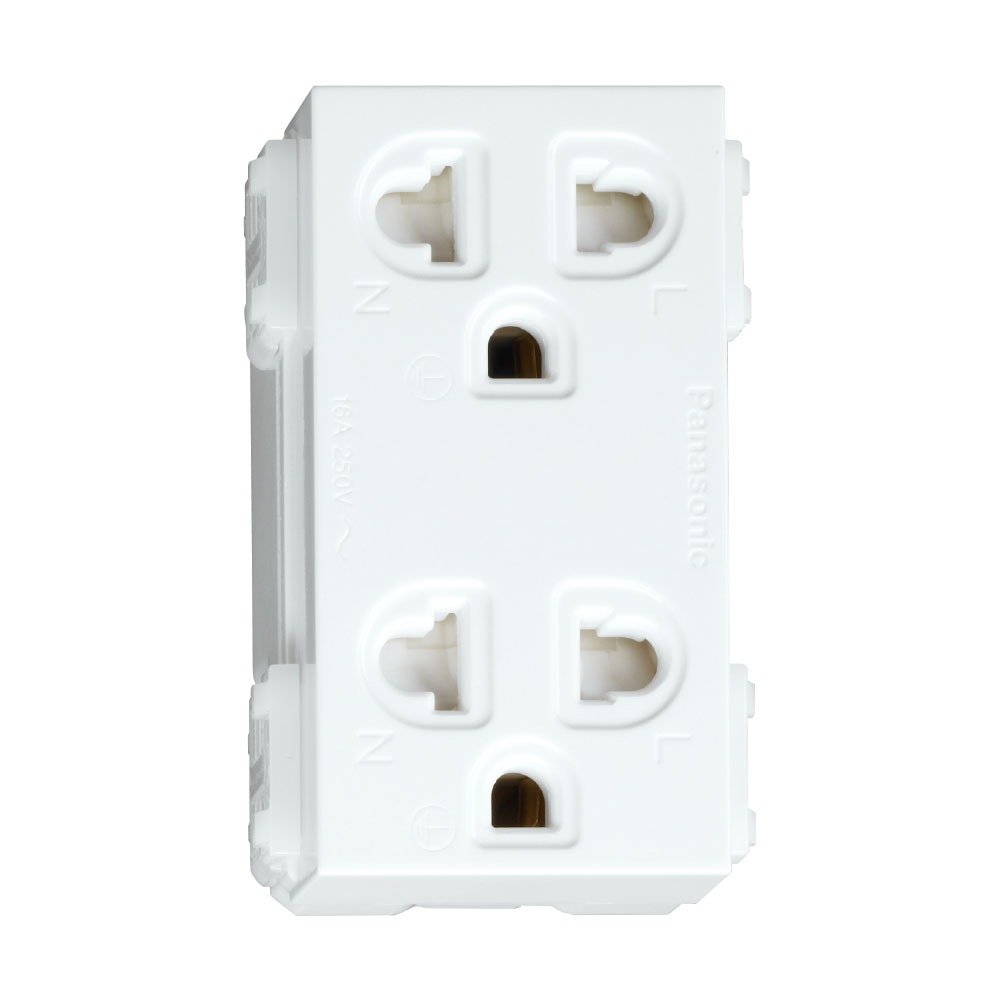 Double 3-pin socket with screen WEV1582-7SW | Shopee Philippines