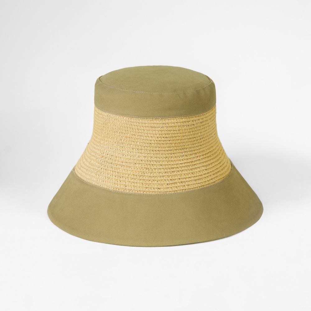 Aup - Slightly flared wide-brimmed bucket Hat mixed with Cotton and ...