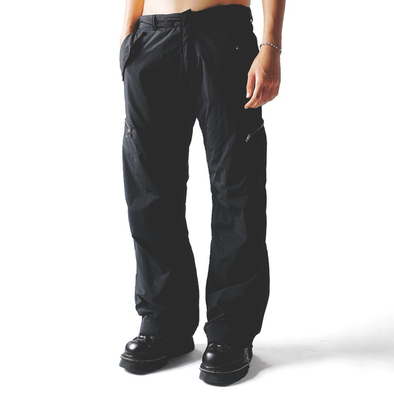 Whipworkshop Men's and Women's Straight-Leg Parachute Pants "Pocket ...