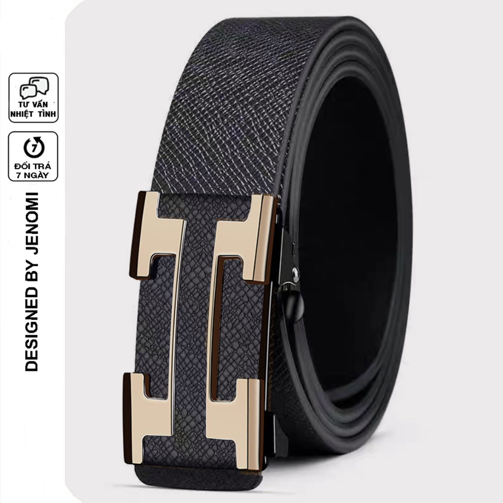 Young and elegant men's H-shaped belt - High quality internal leather ...