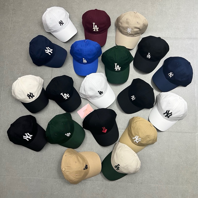 Mlb Cap Embroidered Korean logo Embroidery (Genuine) | Shopee Philippines