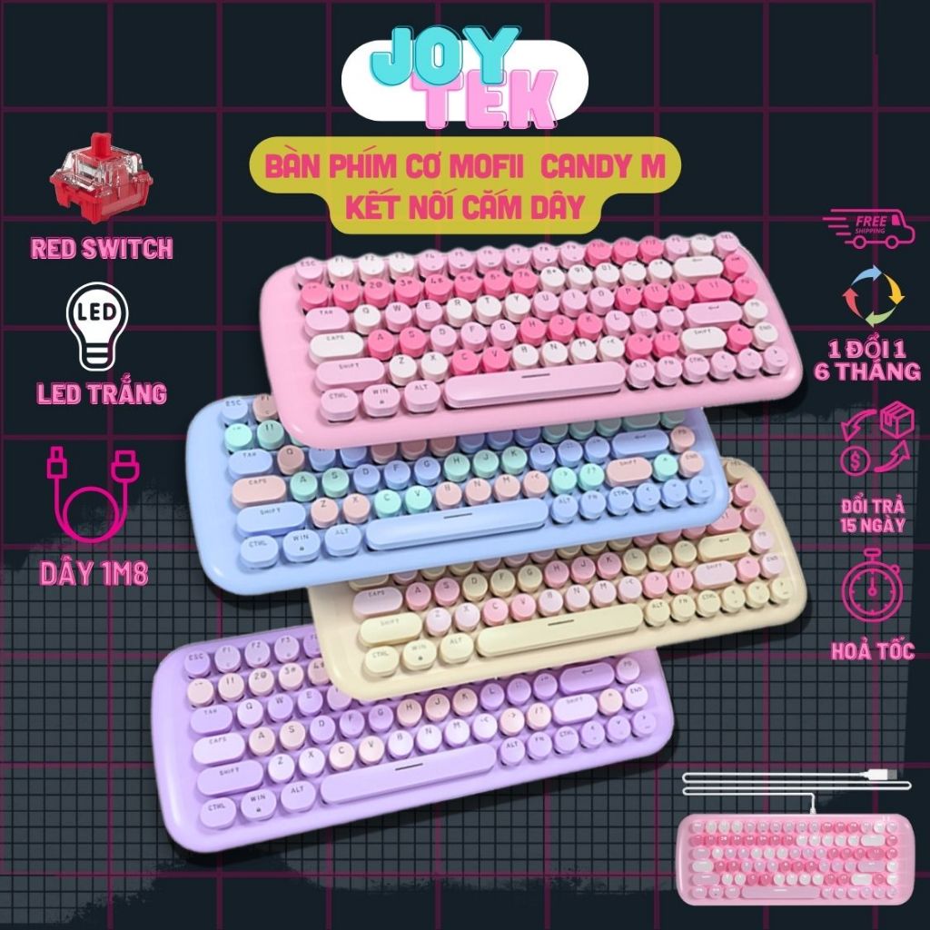 2024 Mofii Candy M Mechanical Keyboard - Wire Connection Equipped with ...