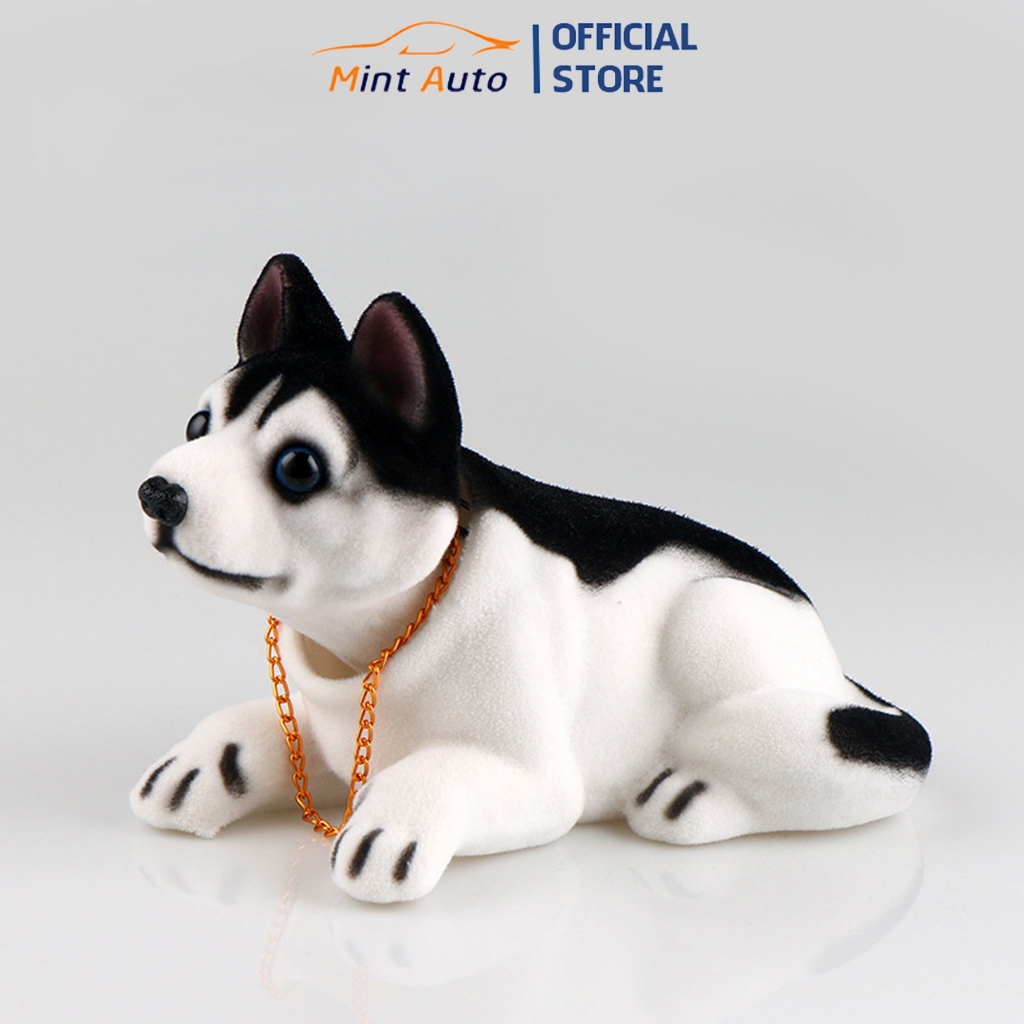 Dog swaying its head decorates cars, desks, and room decor to create a ...