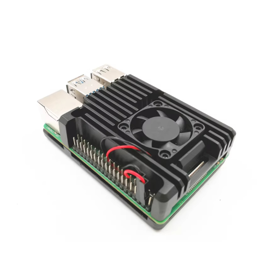 Aluminum heatsink case for Raspberry Pi 4 with fan | Shopee Philippines