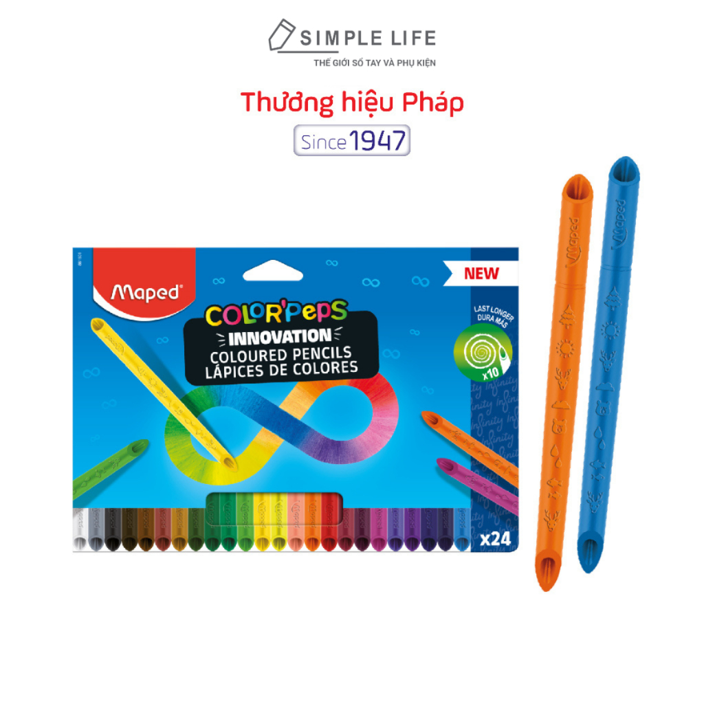 Maped Color Lead Extreme (100% Crayon, No Need To Sharpen, Use 100% ...