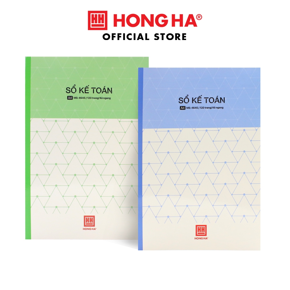 A4 horizontal accounting book, 120-page Hong Ha lesson plan book, 58gsm ...