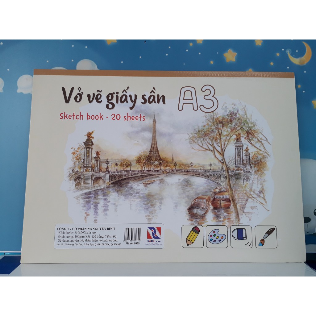 A3 drawing notebook with rough paper DL100 - 8039 | Shopee Philippines
