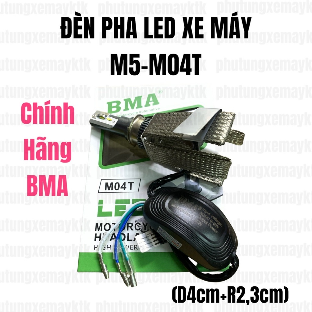 [Genuine Bma LED] MOTORCYCLE LED PHASE M5-M04T-2TIM-WHITE LIGHT-35W-12 ...