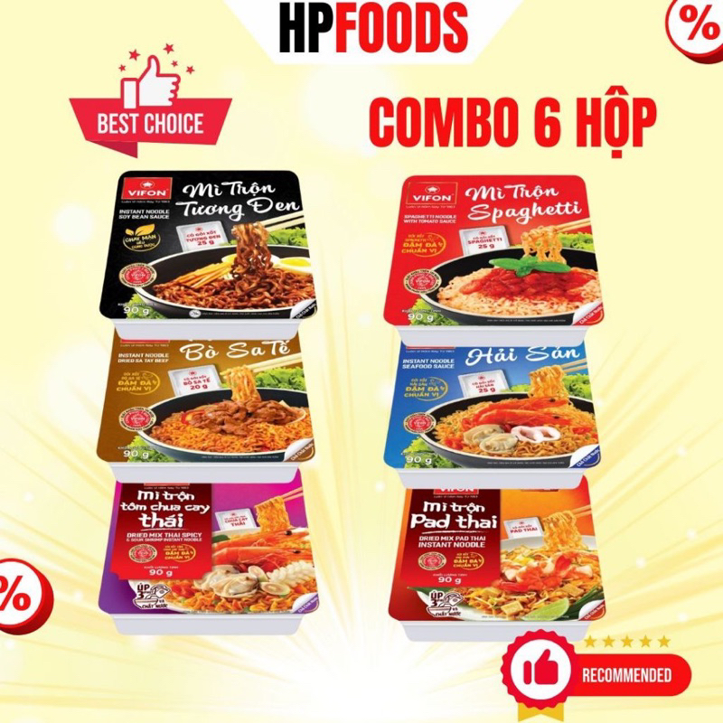 SA Combo of 6 boxes of noodles mixed with black bean sauce Seafood Beef ...