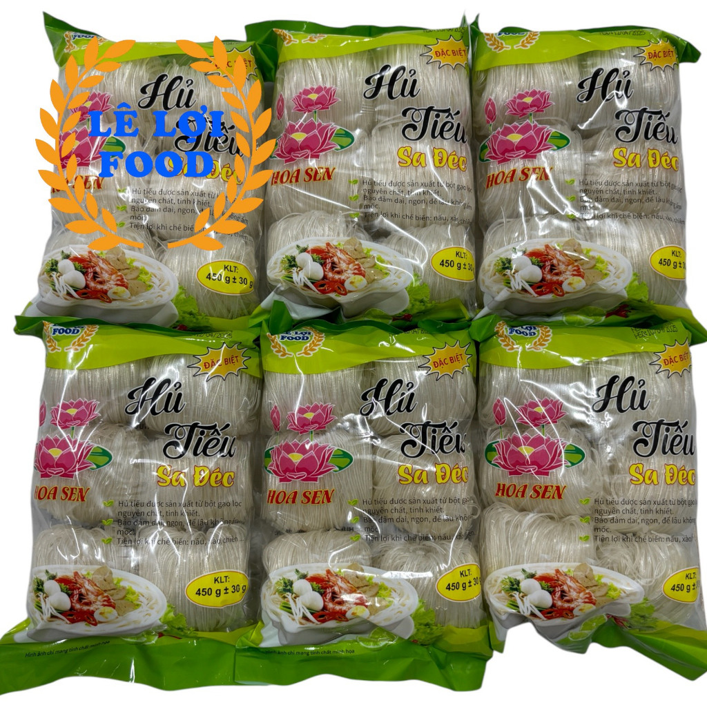 Sa Dec Dried Noodles - Chewy Noodles - Flour Noodles Combo 6 Packs ...