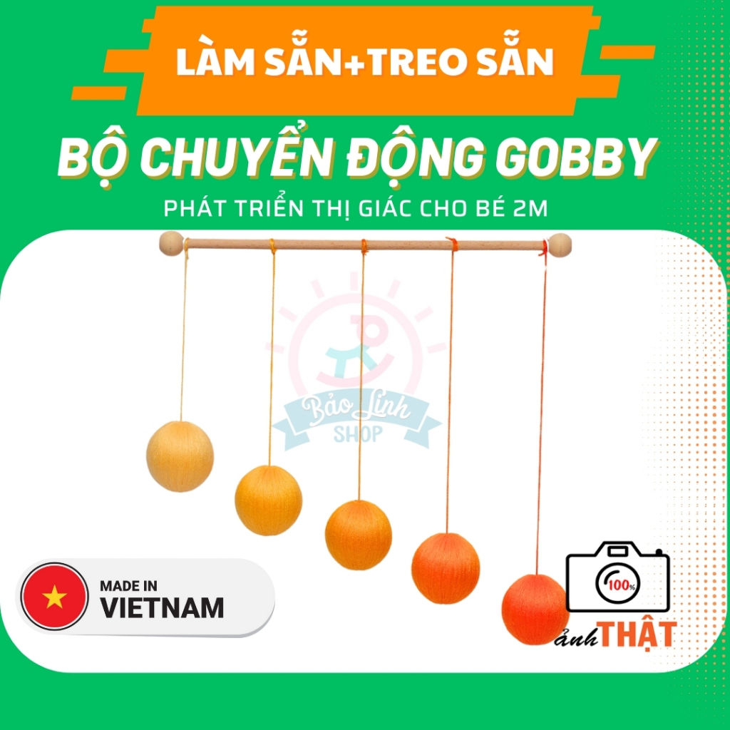 Gobby visual development moving toy - READY TO HANG Montessori standard ...