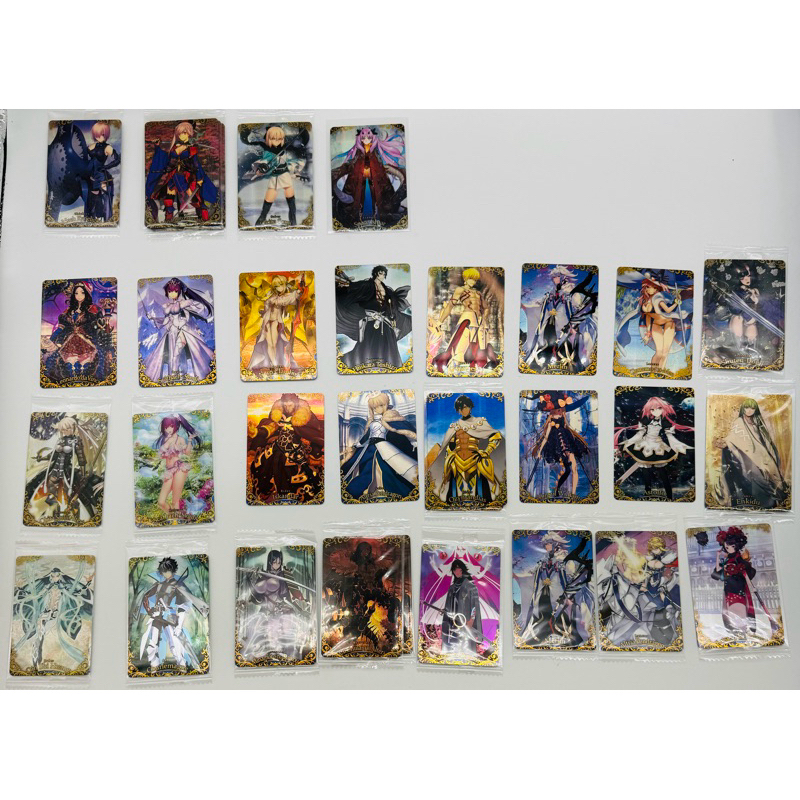 Fate/Grand FGO 02, SR and SSR; XSR rare, genuine Type Moon card ...