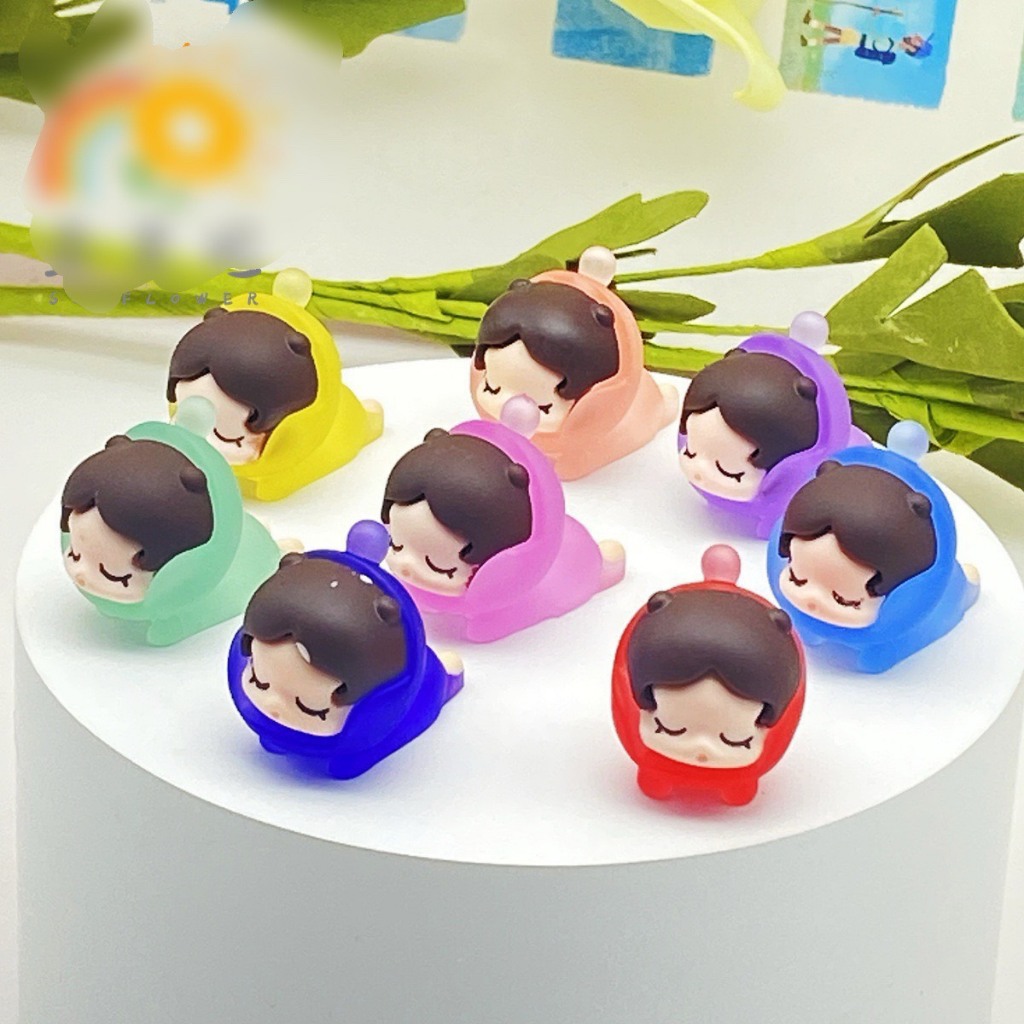 Set of All Models of 8 DIY Charm Model Statues 3D Luminous Glowing Cute ...