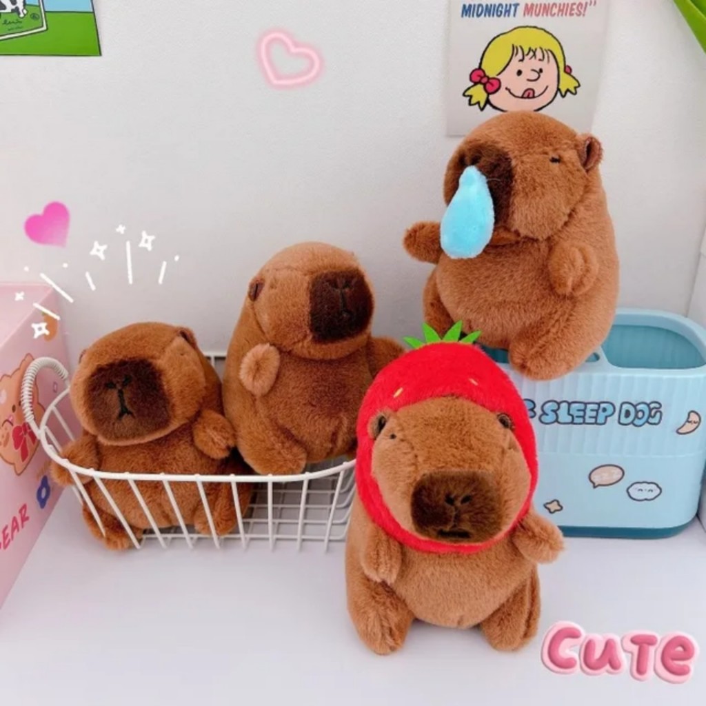 Mini capybara teddy bear. capybara stuffed animal with all latest ...