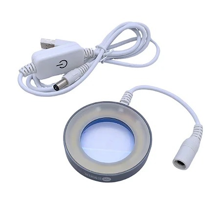 LED microscope light with protective smoke barrier, super compact ...