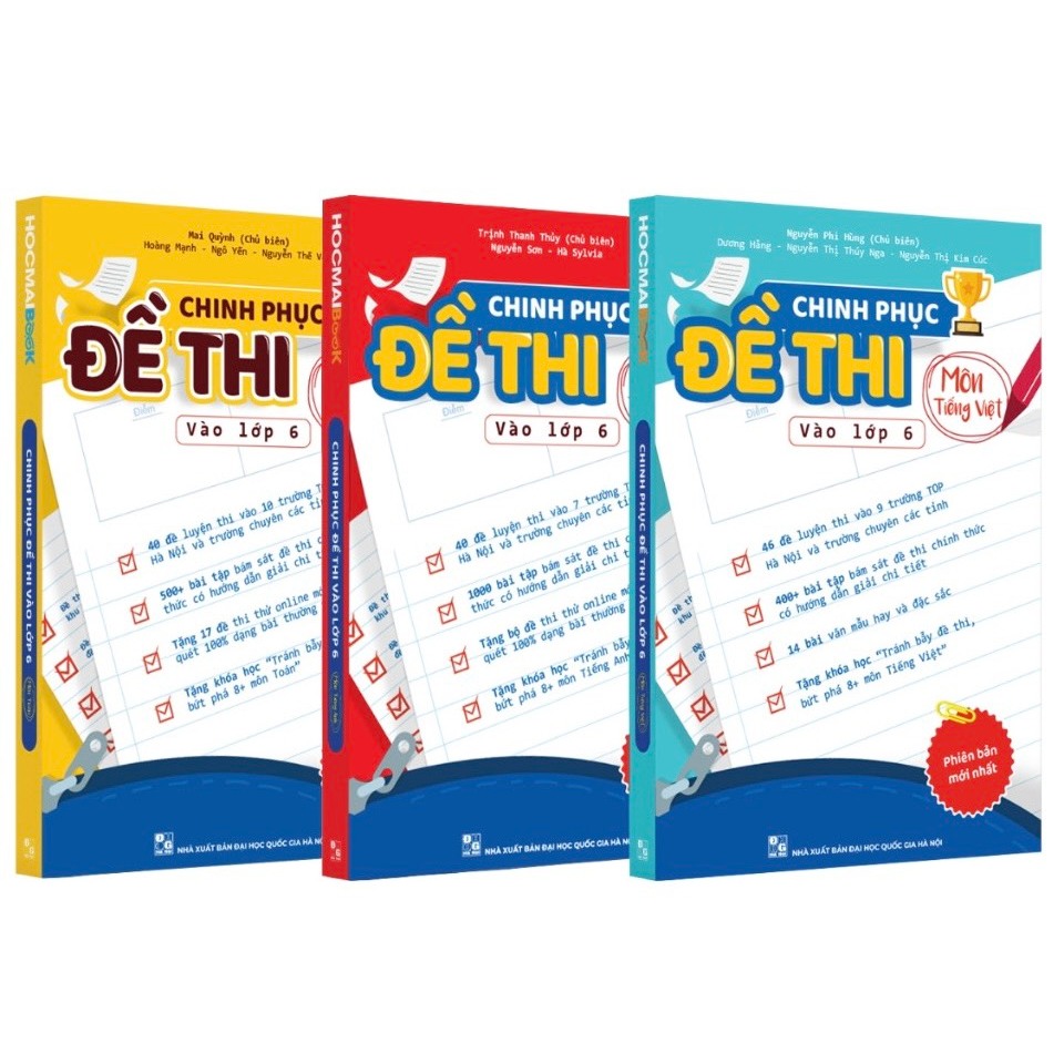[GRADE 5] Book to Conquer Grade 6 Entrance Exam Math, Vietnamese ...