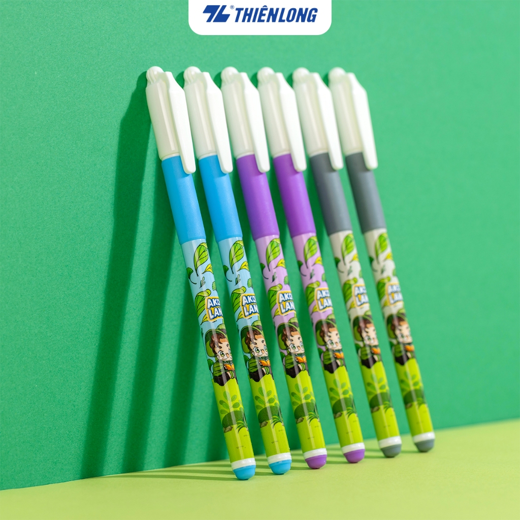 Combo of 2 Thien Long GEL-012/AK gel pens - Smooth 0.5mm writing ...