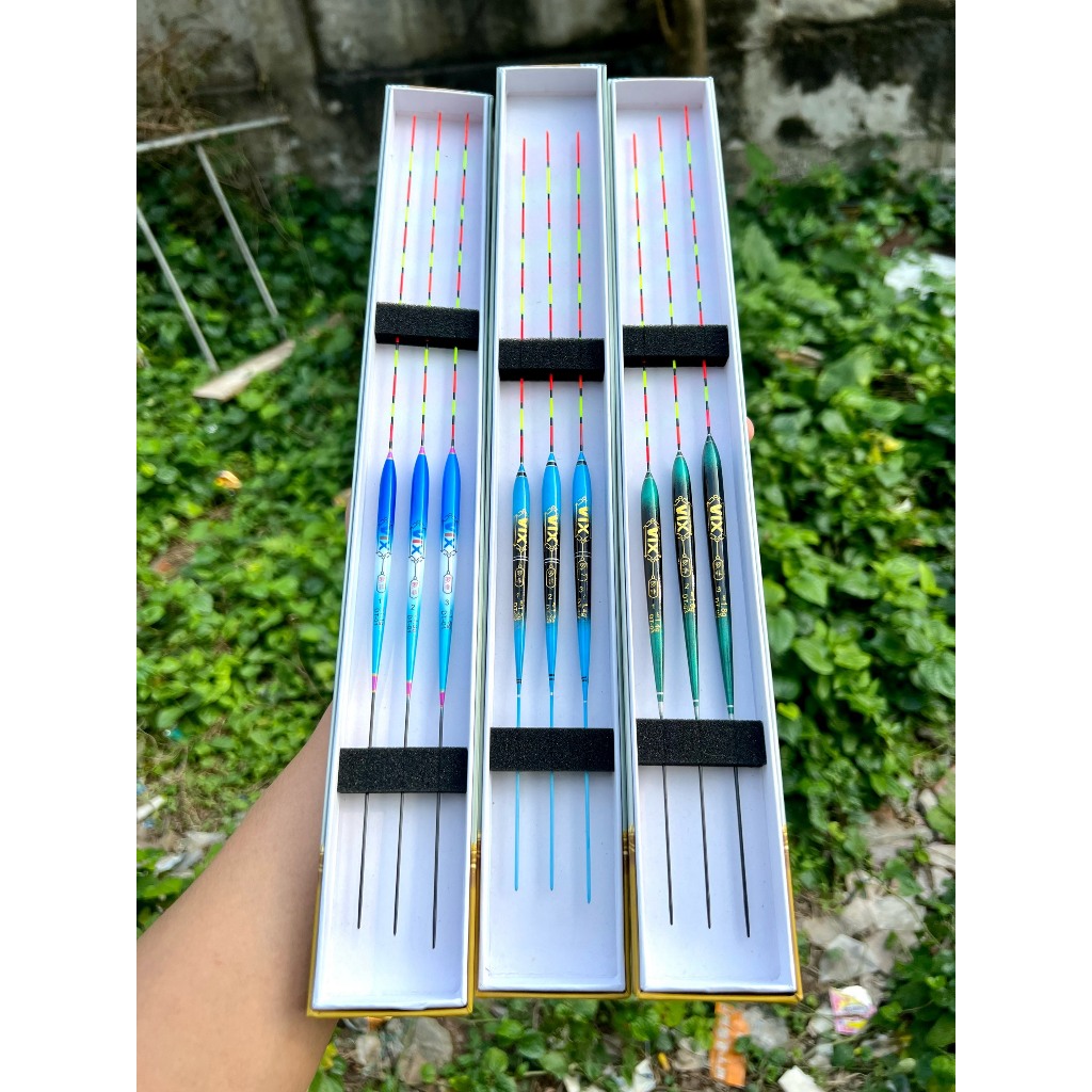 Hot vix perch fishing float box with 3 nano floats | Shopee Philippines