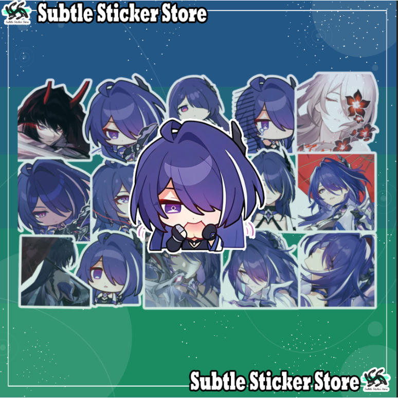[Honkai Star Rail] - Set of 10/15 Sticker Acheron - Mission command to ...