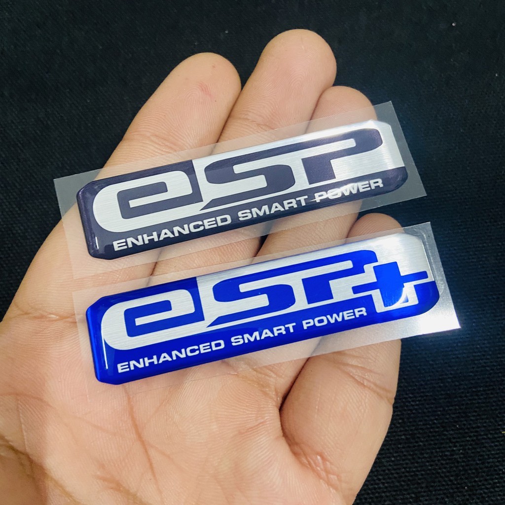 ESP+ embossed stamp, ESP plus air filter cover stamp, genuine Honda ...