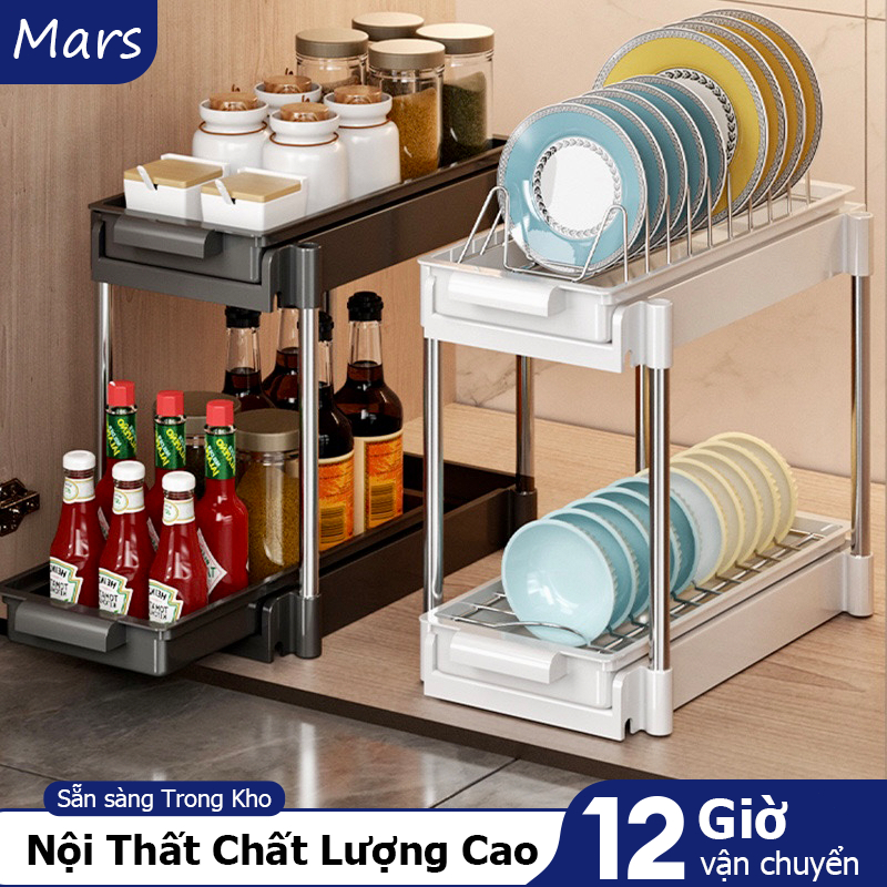 Mars Dish Rack, High Quality Dish Rack Pull Out Dish Storage Rack White ...