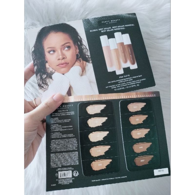 Sanple fenty beauty foundation sample 10 * 0,031ml | Shopee Philippines
