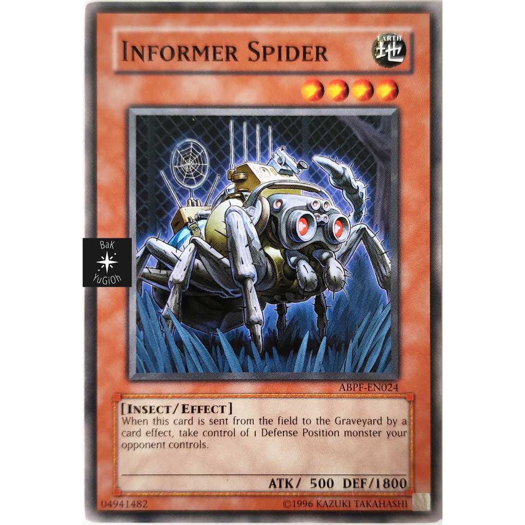 YU-GI-OH! [Original Card] Informer Spider |EN EN| Common Common Common ...