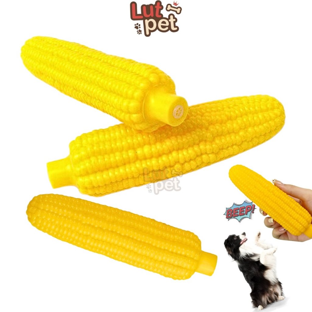 Corn-shaped teeth grinding bone for dogs and cats - stress relief toy ...