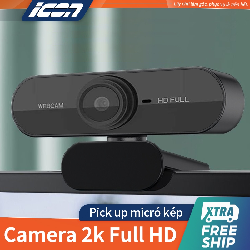 Icon Computer Webcam with mic-1080P, Windows XP/10/11, Mac OS, Linux ...