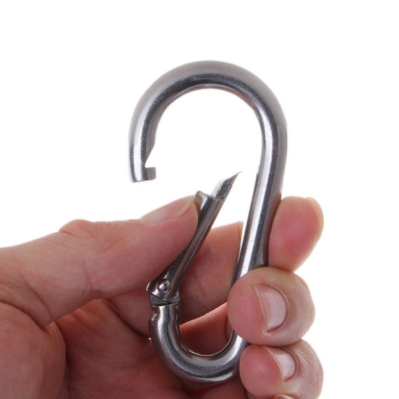 D-shaped safety hook 6mm & 8mm (plated steel) | Shopee Philippines