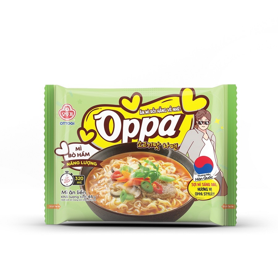 Oppa Ottogi instant beef stew noodles 65g | Shopee Philippines