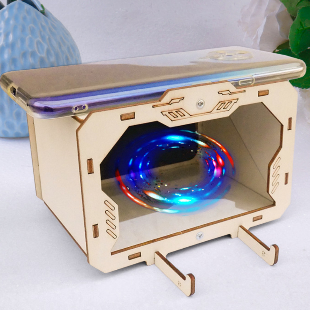 3D hologram projection box, 3D Video Playing Box from mobile phone ...