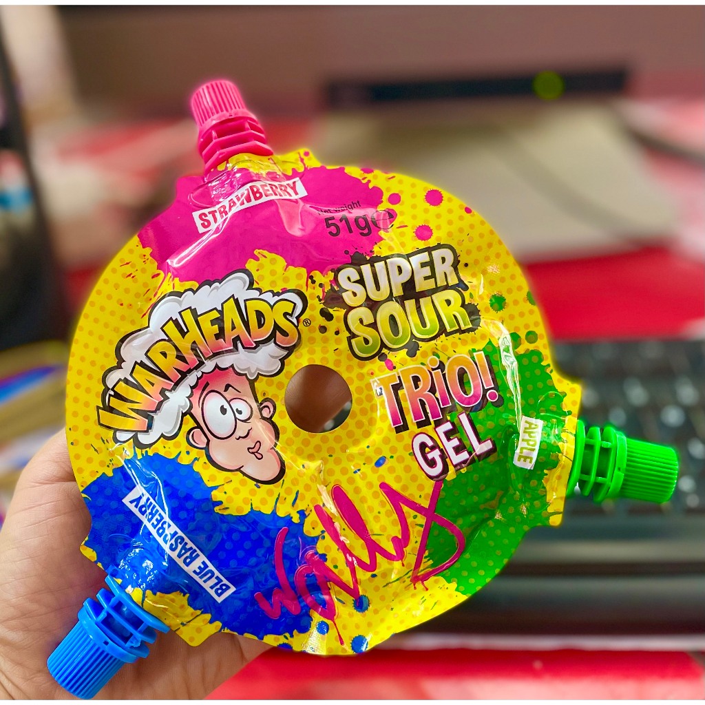 Warheads Super Sour Trio Gel Candy 51g | Shopee Philippines