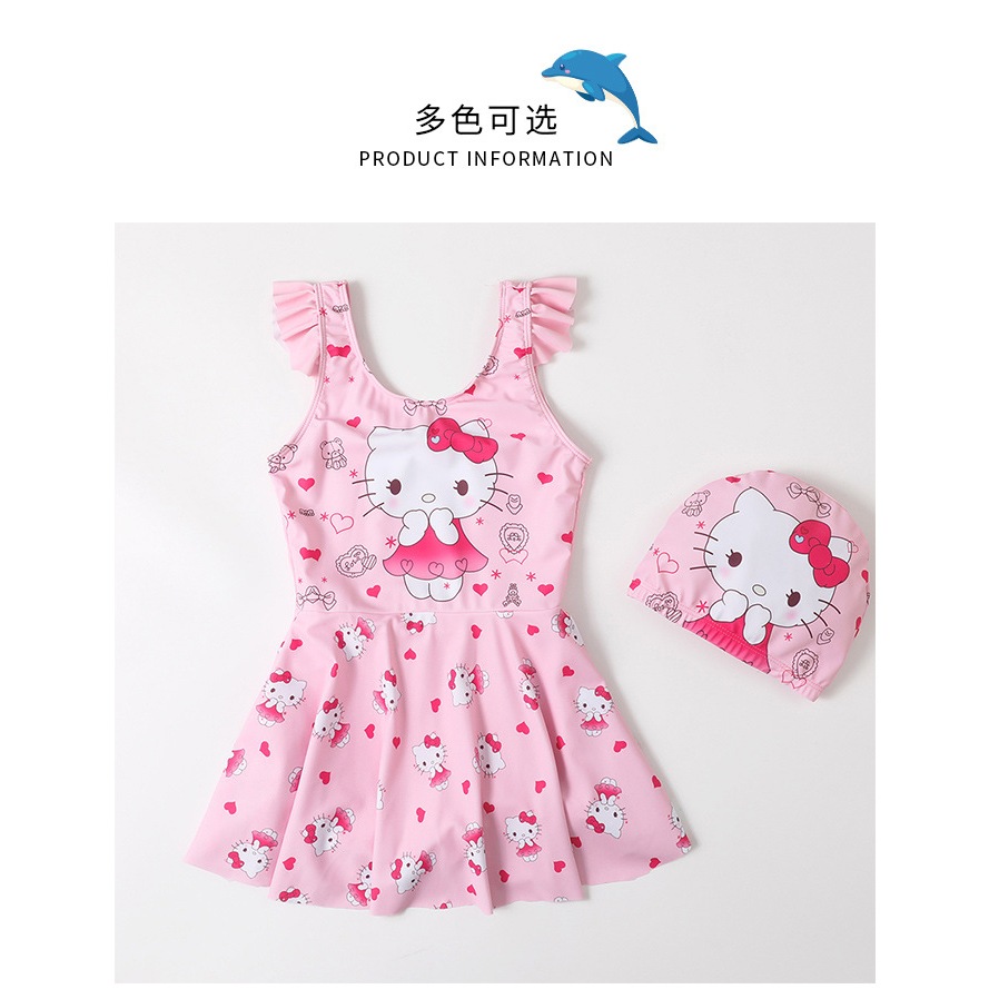 [As Picture] hello kitty Swimwear, Mermaid Swimwear With Pants Marks ...