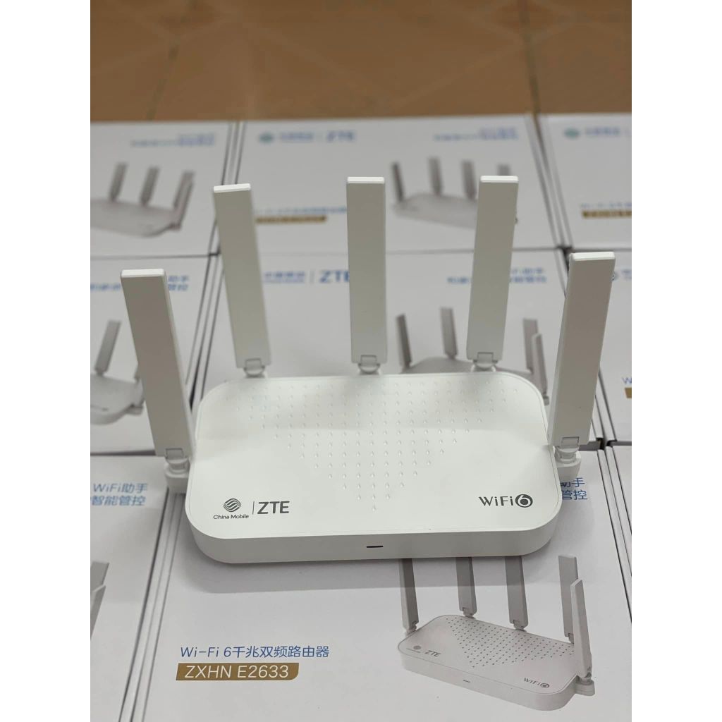 New full Box 100% Wifi router 6 ZTE E2633 AX3000 With Mesh | Shopee Philippines