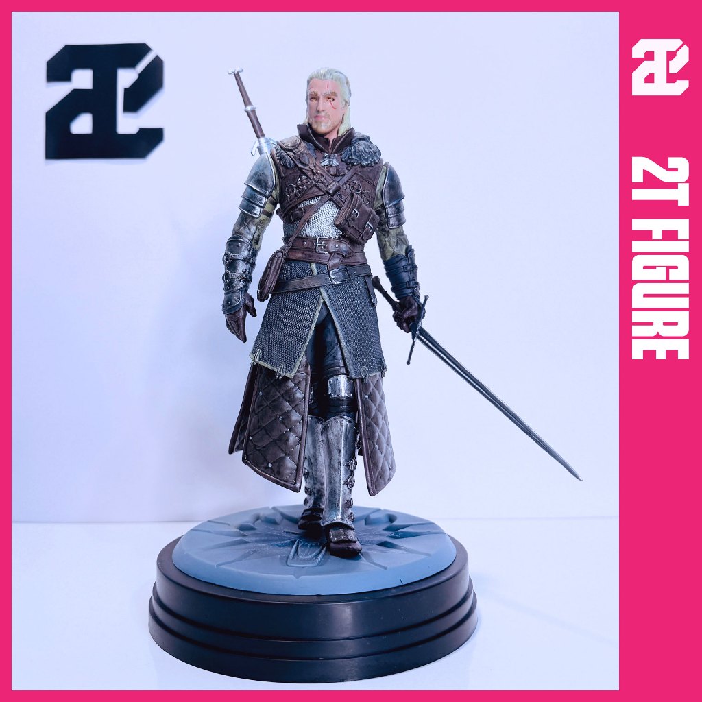 Geralt of Rivia Figure The Witcher 3 game Character Model Toy Display ...