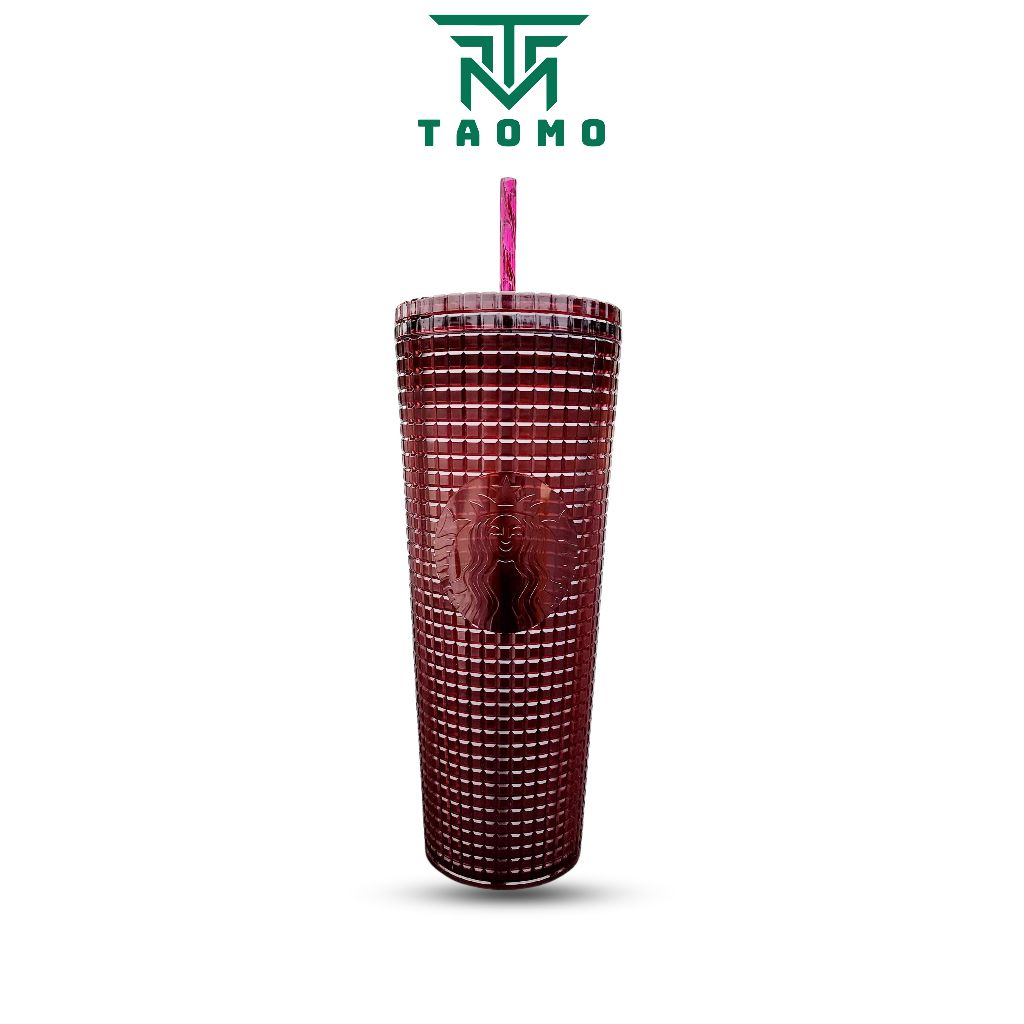 Starbucks Berry Plum Grid Cup 24Oz, Starbucks Plum Red Cup 710ml ...